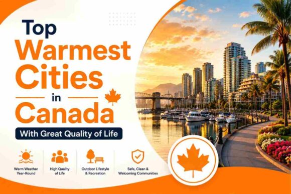 Top Warmest Cities in Canada With Great Quality of Life